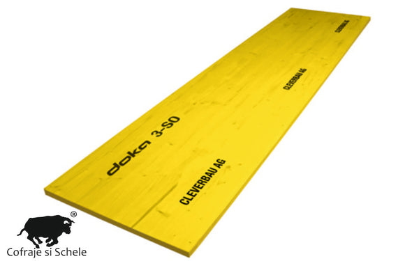 Placa cofrare Doka 3-SO 2500x500x21mm – Distantiere Cofraje