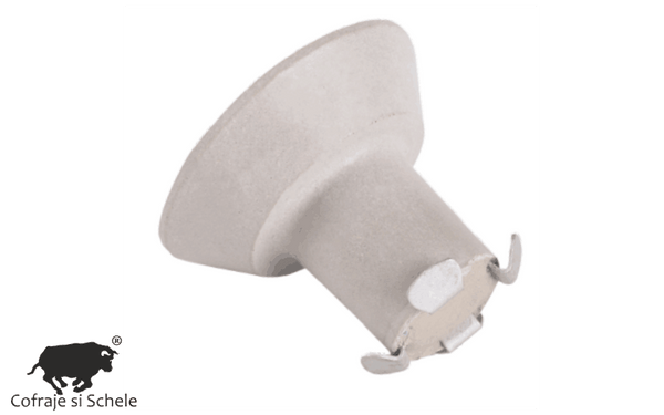 Dop RivePlug din ciment cu aripi metalice – Distantiere Cofraje