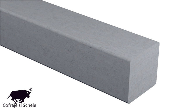 Distantier liniar fibrobeton 50x50mm, 1m lungime – BlackBullcomro