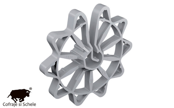 Rozeta pvc R50mm, 100 buc – Distantiere Cofraje