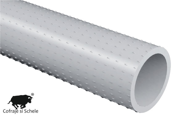Teava pvc 22mm, 2m lungime – Distantiere Cofraje
